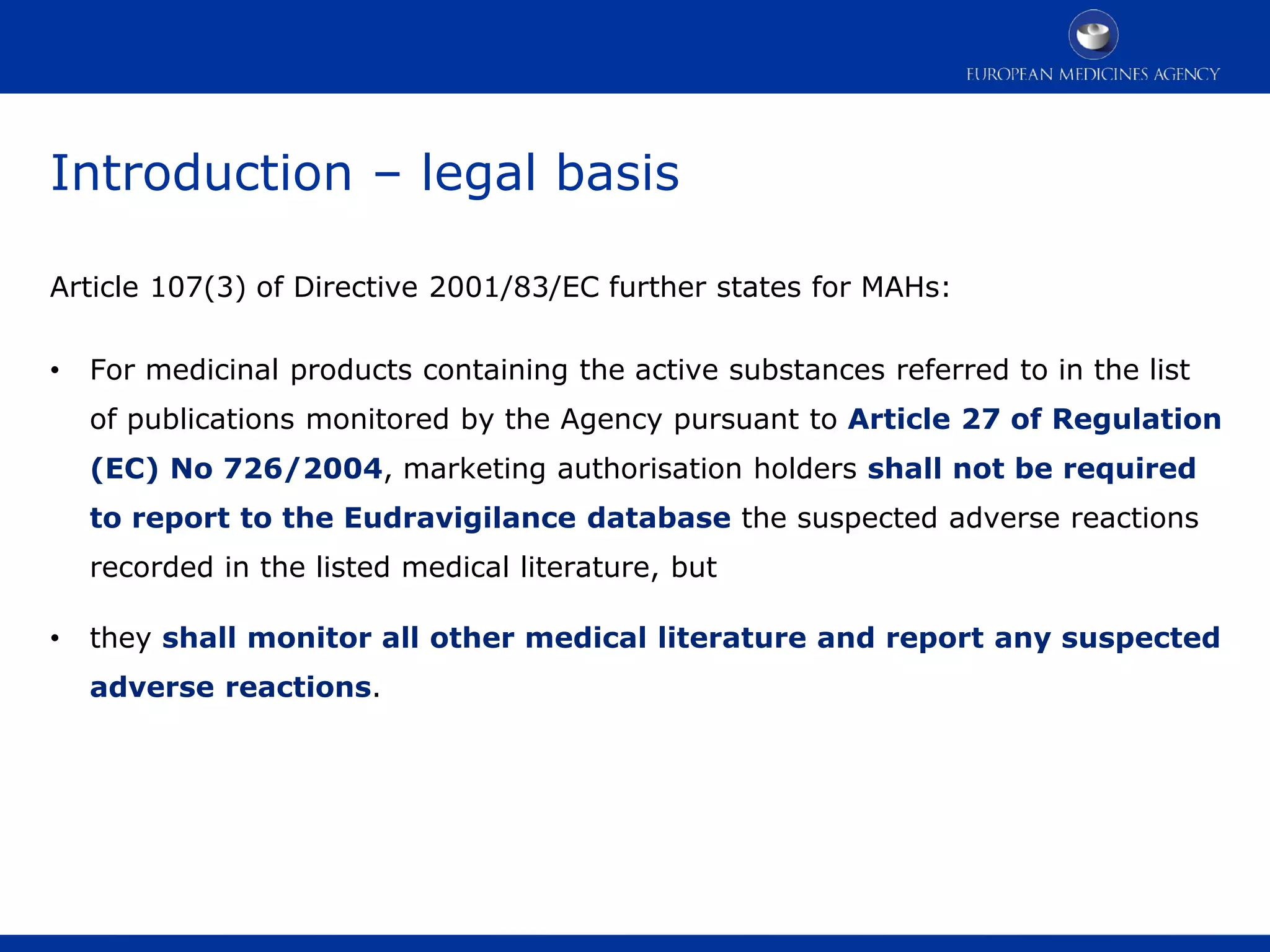 Monitoring of medical literature(MLM) | PDF