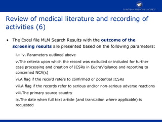 Monitoring of medical literature(MLM) | PDF