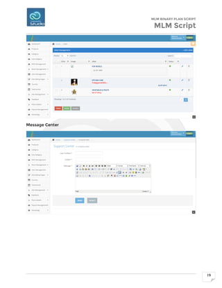 Binary Plan MLM script | PDF