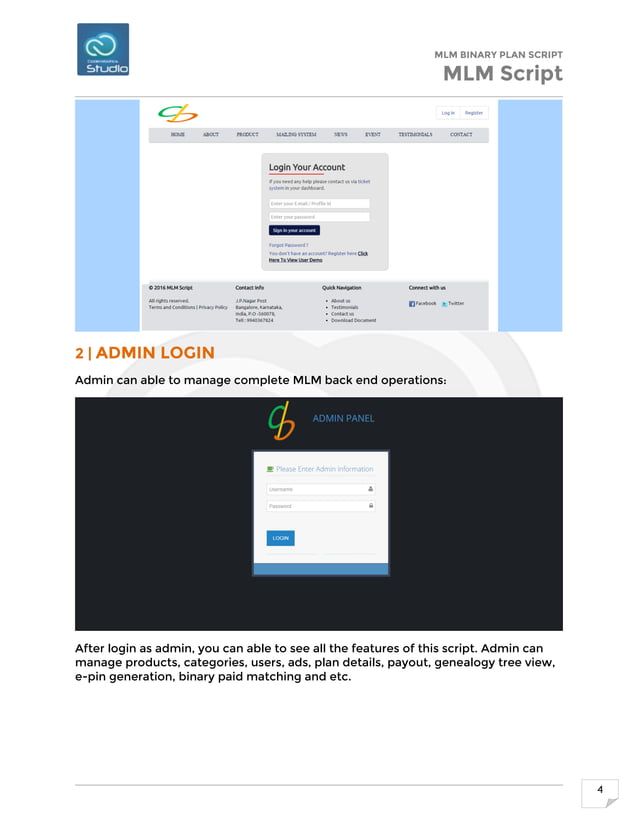 Binary Plan MLM script | PDF | Web Development | Internet