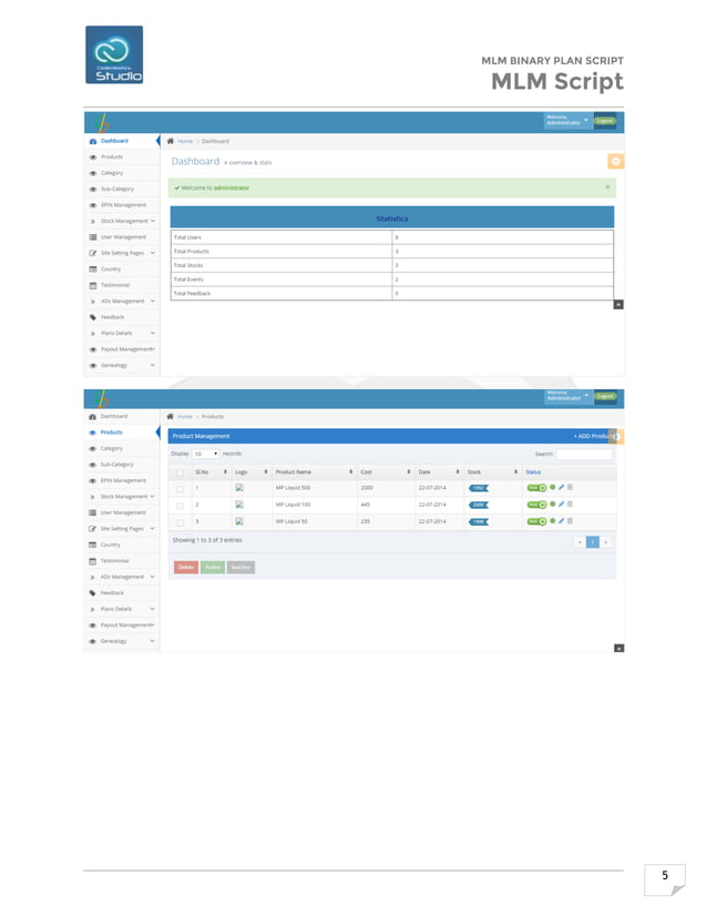 Binary Plan MLM script | PDF | Web Development | Internet