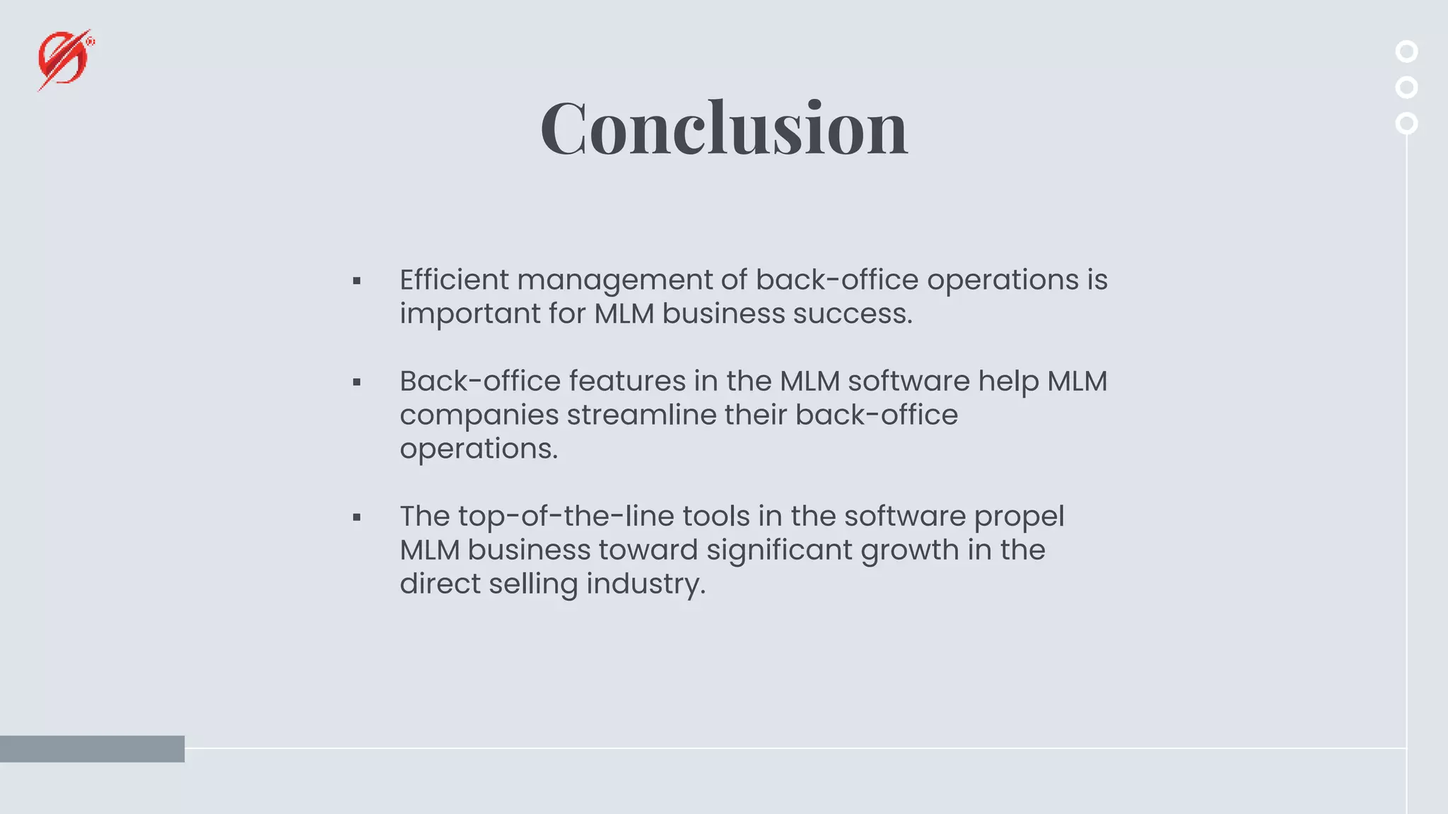 MLM Software Back Office Features | PPTX