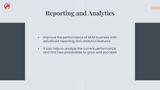 MLM Software Back Office Features | PPTX