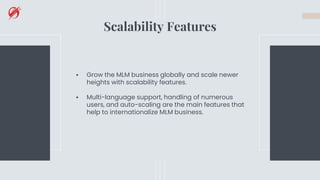 MLM Software Back Office Features | PPTX