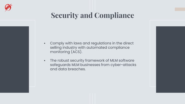 MLM Software Back Office Features | PPTX