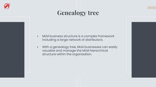 MLM Software Back Office Features | PPTX