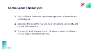 What is MLM software? | PPTX