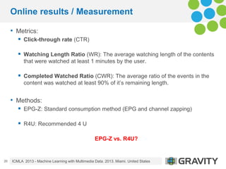 EPG content recommendation in large scale: a case study on interactive ...