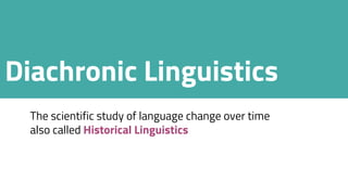 Diachronic Analysis of Language exploiting Google Ngram | PDF | Technology & Computing