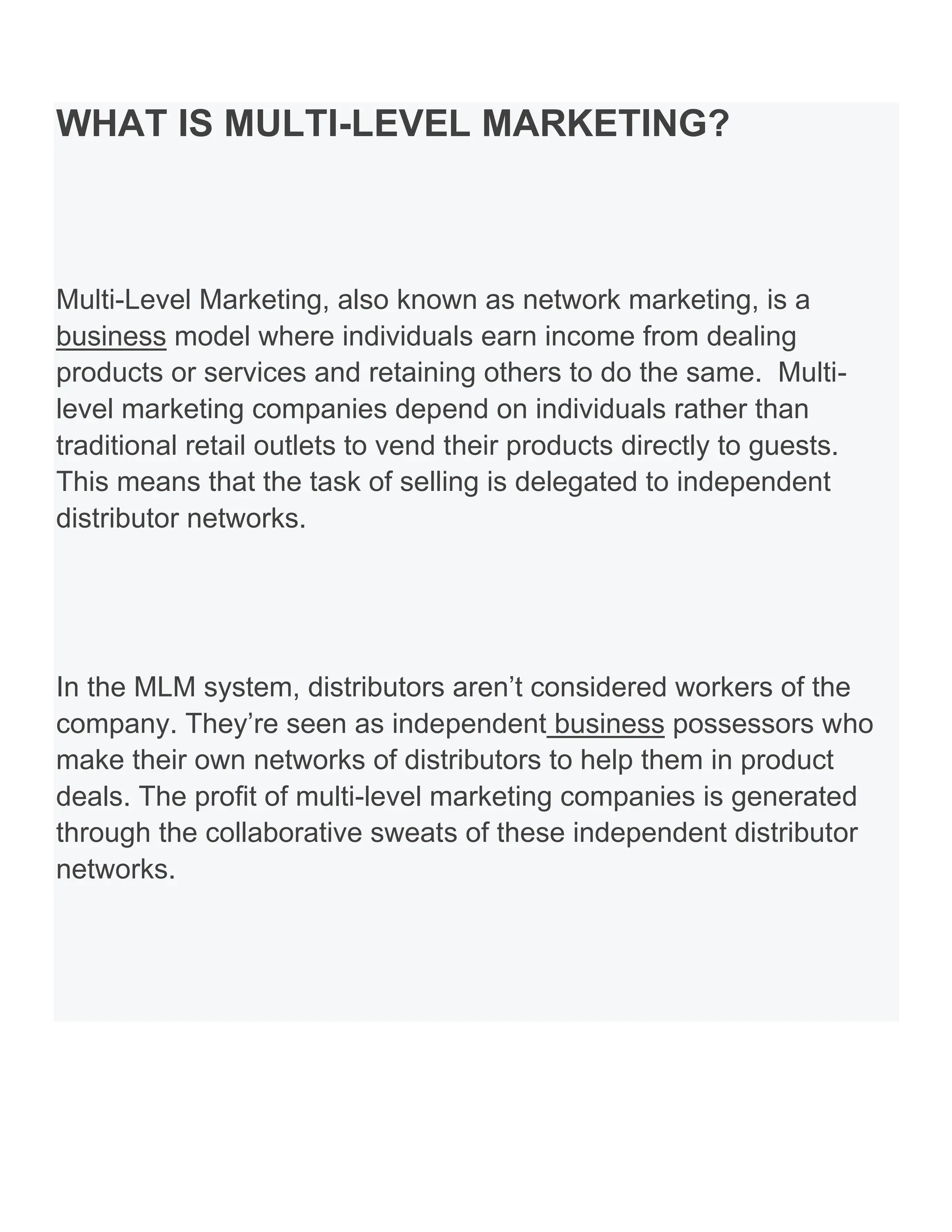 “MLM Marketing Explained What It Is, Why It’s Effective..pdf