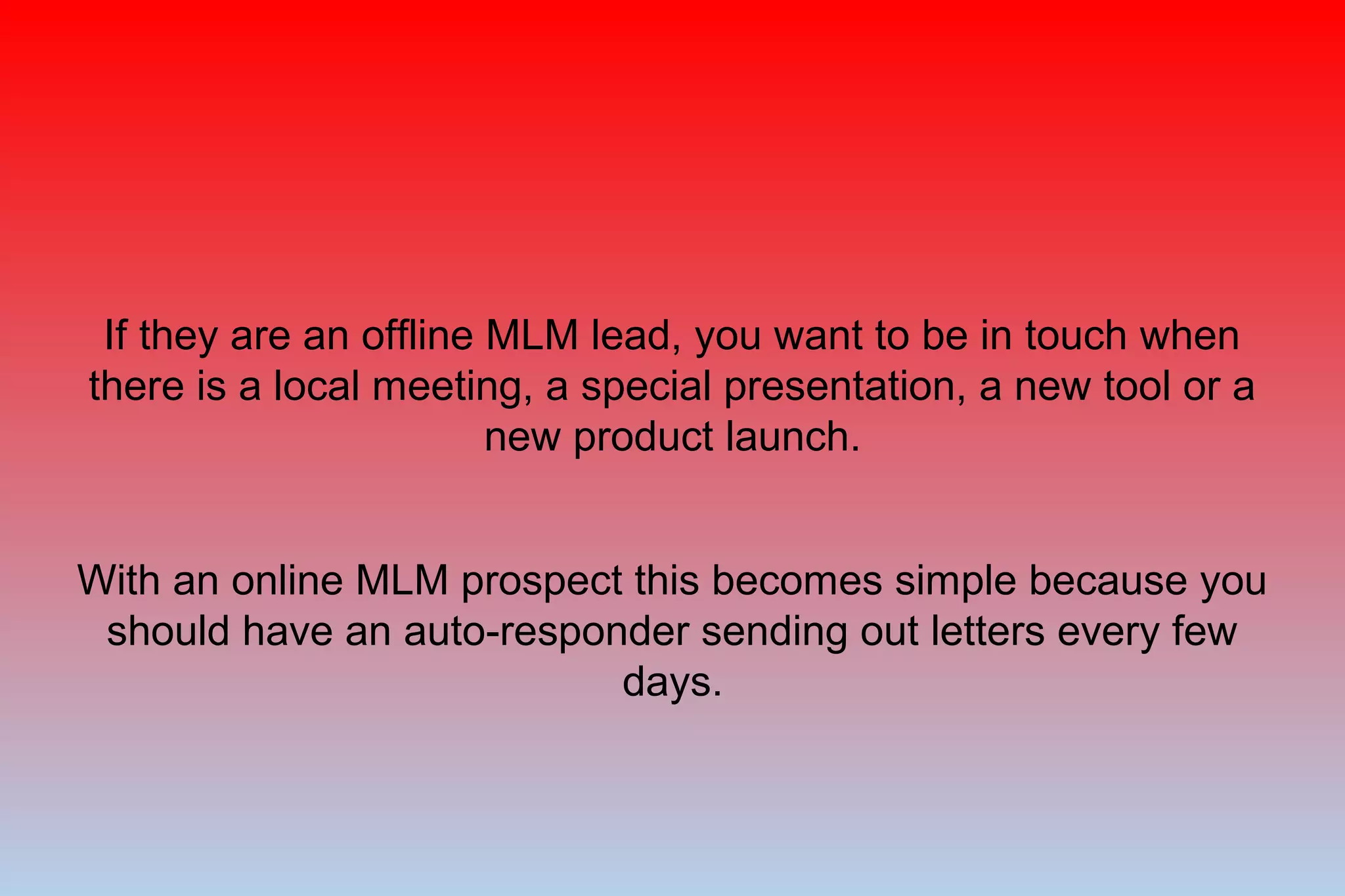 Attributes Of A Master Network Marketing (MLM) Prospector | ODP