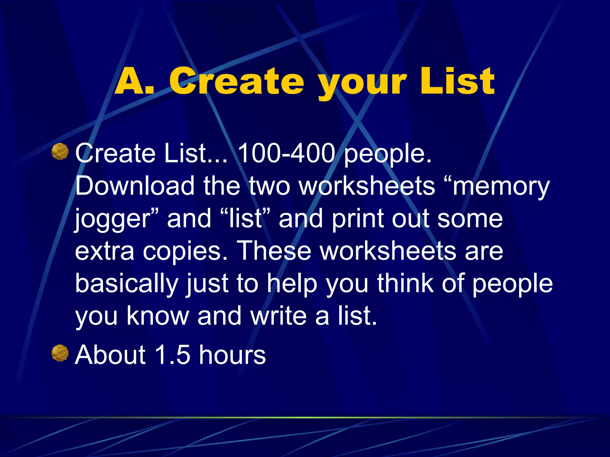 Mlm network marketing duplication blueprint | PPT