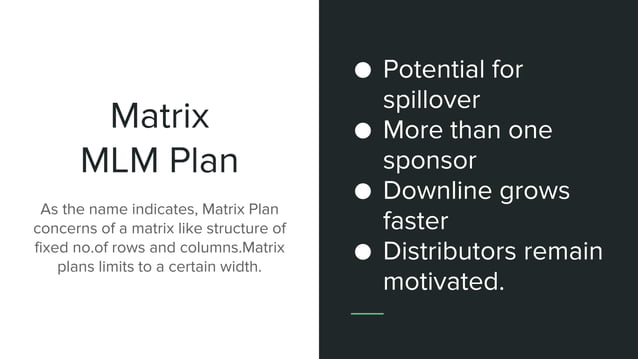 MLM Plans | PPTX