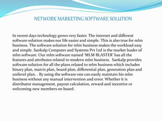 MLM Generation Compensation Plan | PPT