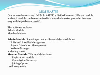 MLM Generation Compensation Plan | PPT