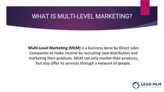 PHP MLM - LEAD MLM SOFTWARE | PPTX