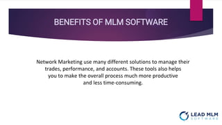 PHP MLM - LEAD MLM SOFTWARE | PPTX