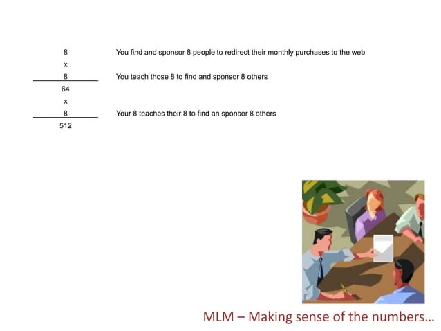 MLM Making sense of the numbers | PPT