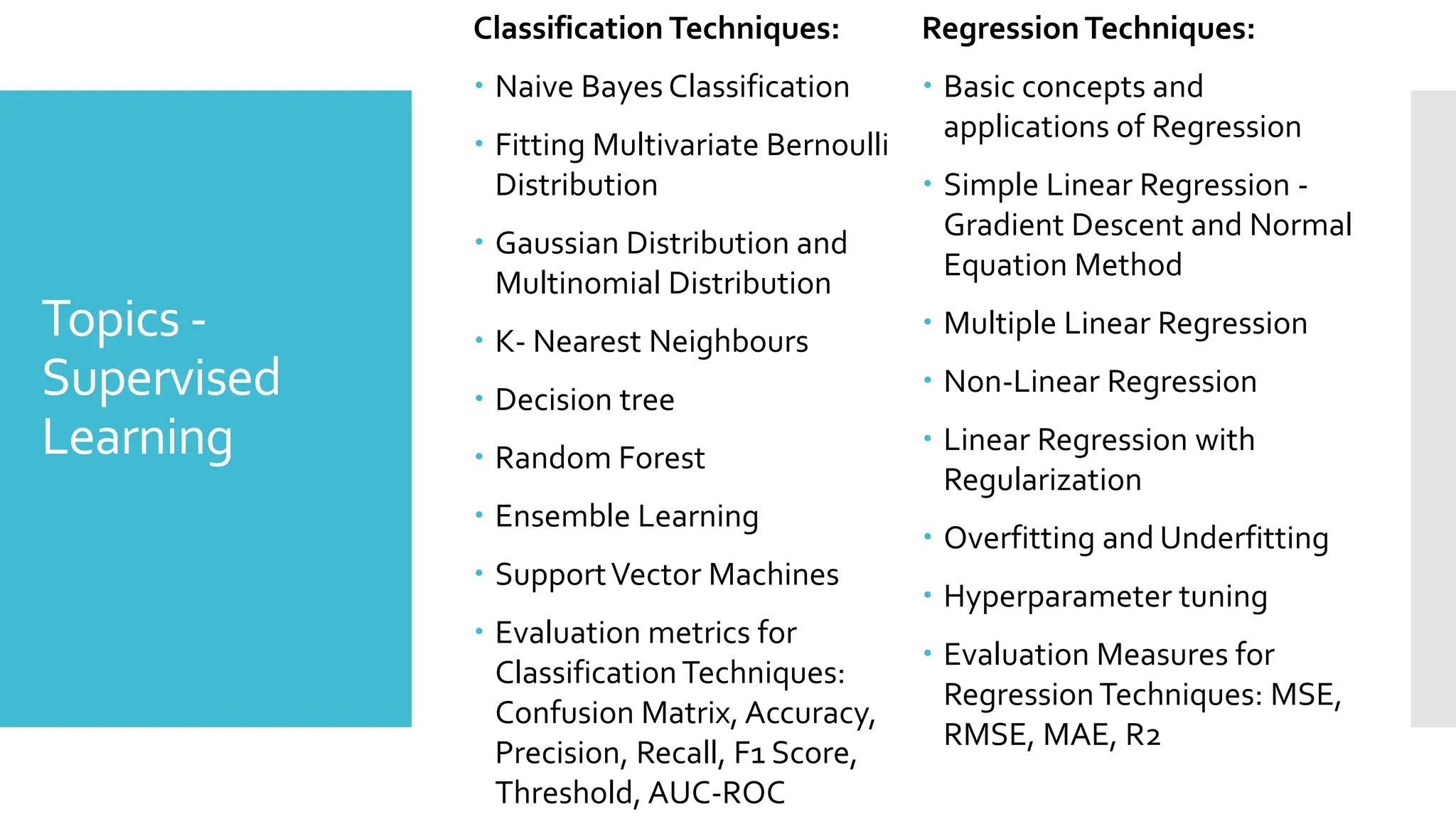 Evaluation Metrics for Classification and Regression | PDF
