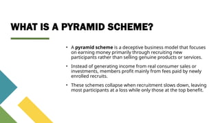 Comparing MLMs and Pyramid Schemes: What You Need to Know | PPTX