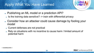 Security and Privacy of Machine Learning | PDF | Information and ...