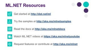 Machine Learning para devs com ML.NET
