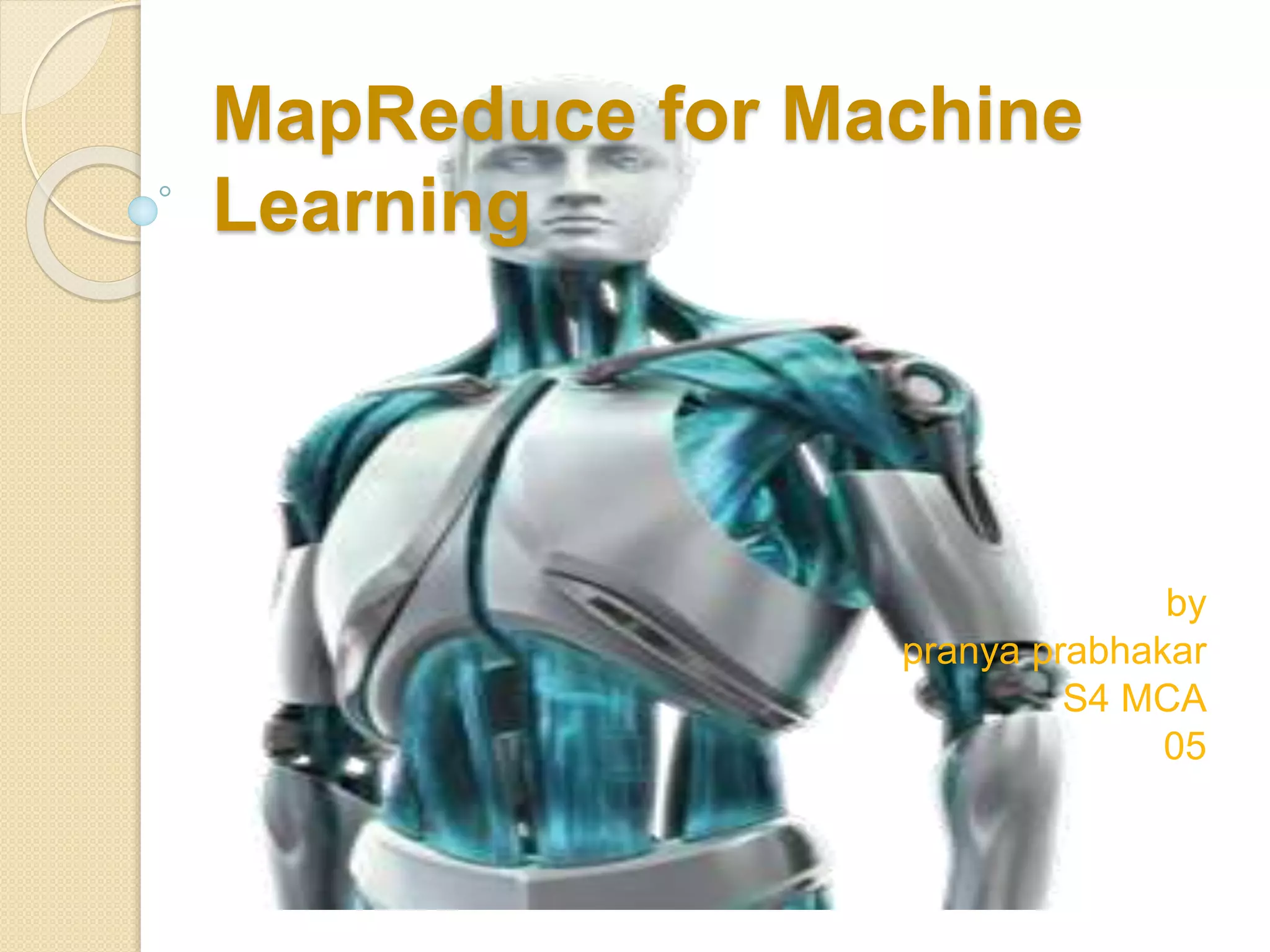 mapReduce for machine learning | PPTX
