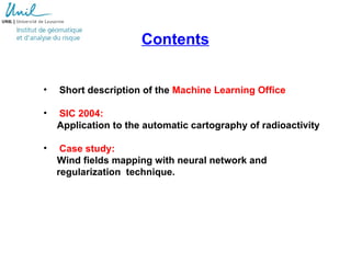 Mapping and classification of spatial data using machine learning ...