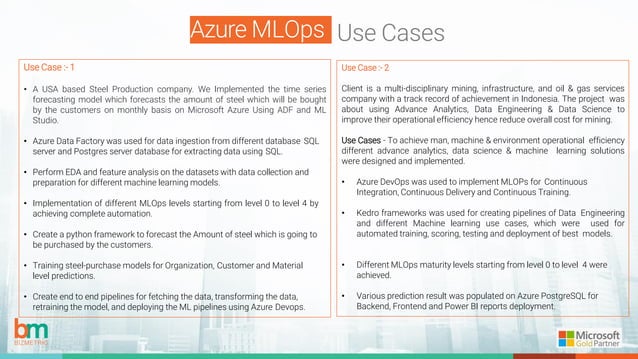 Machine Learning Operations Cababilities | PPT