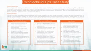 Machine Learning Operations Cababilities | PPT