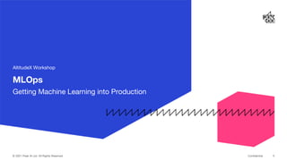MLOps - Getting Machine Learning Into Production | PPT