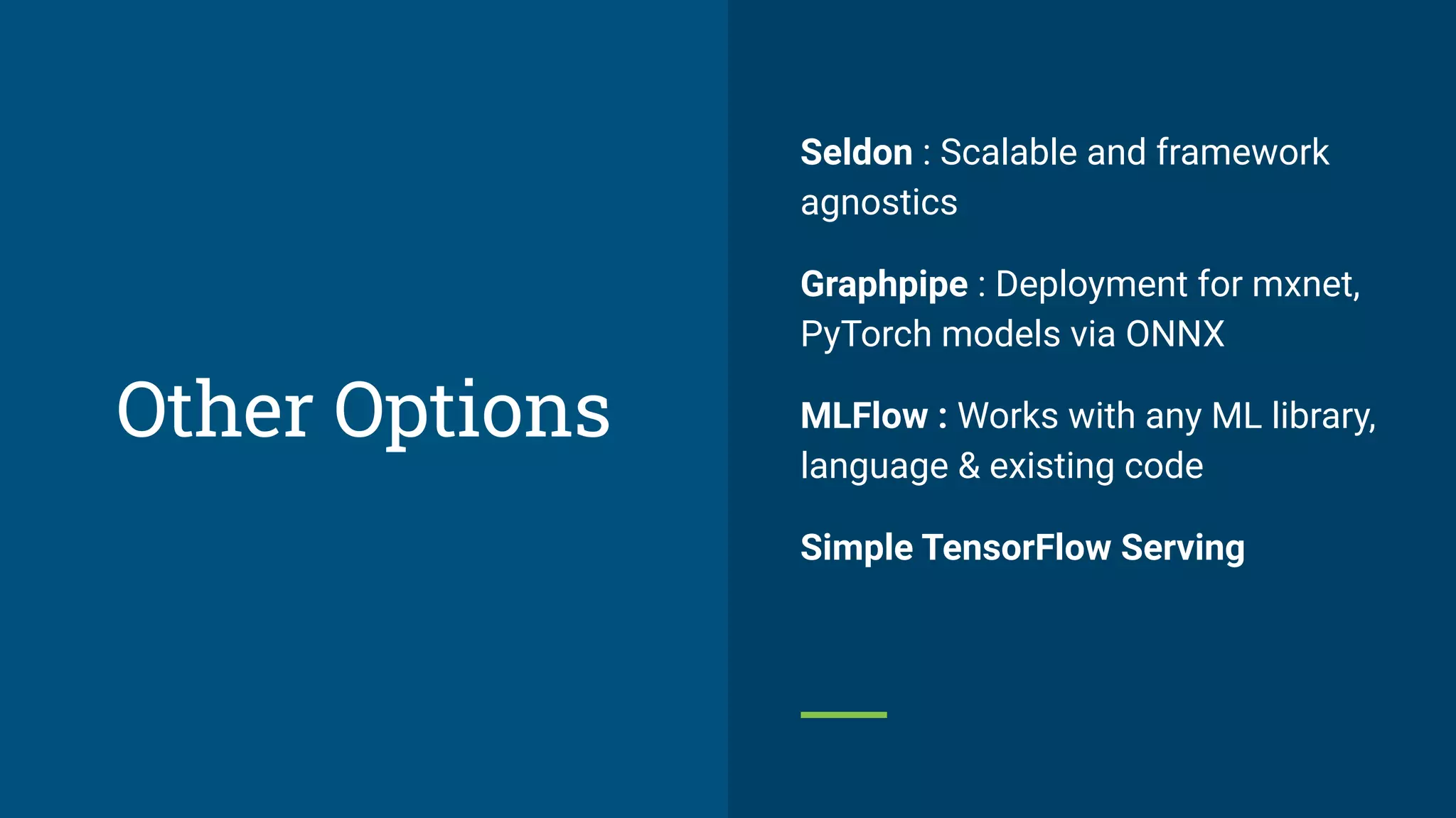 Ml ops deployment choices | PPT