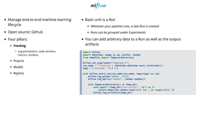 MLOps pipelines using MLFlow - From training to production | PDF | Cloud Computing | Internet