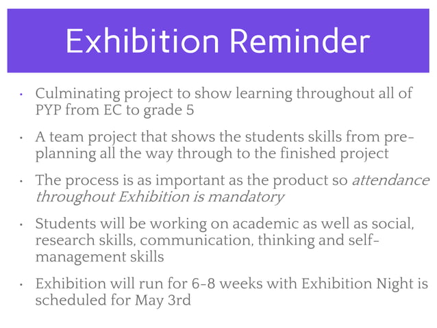 Grade 5 Parent BBQ Slideshow | PPT