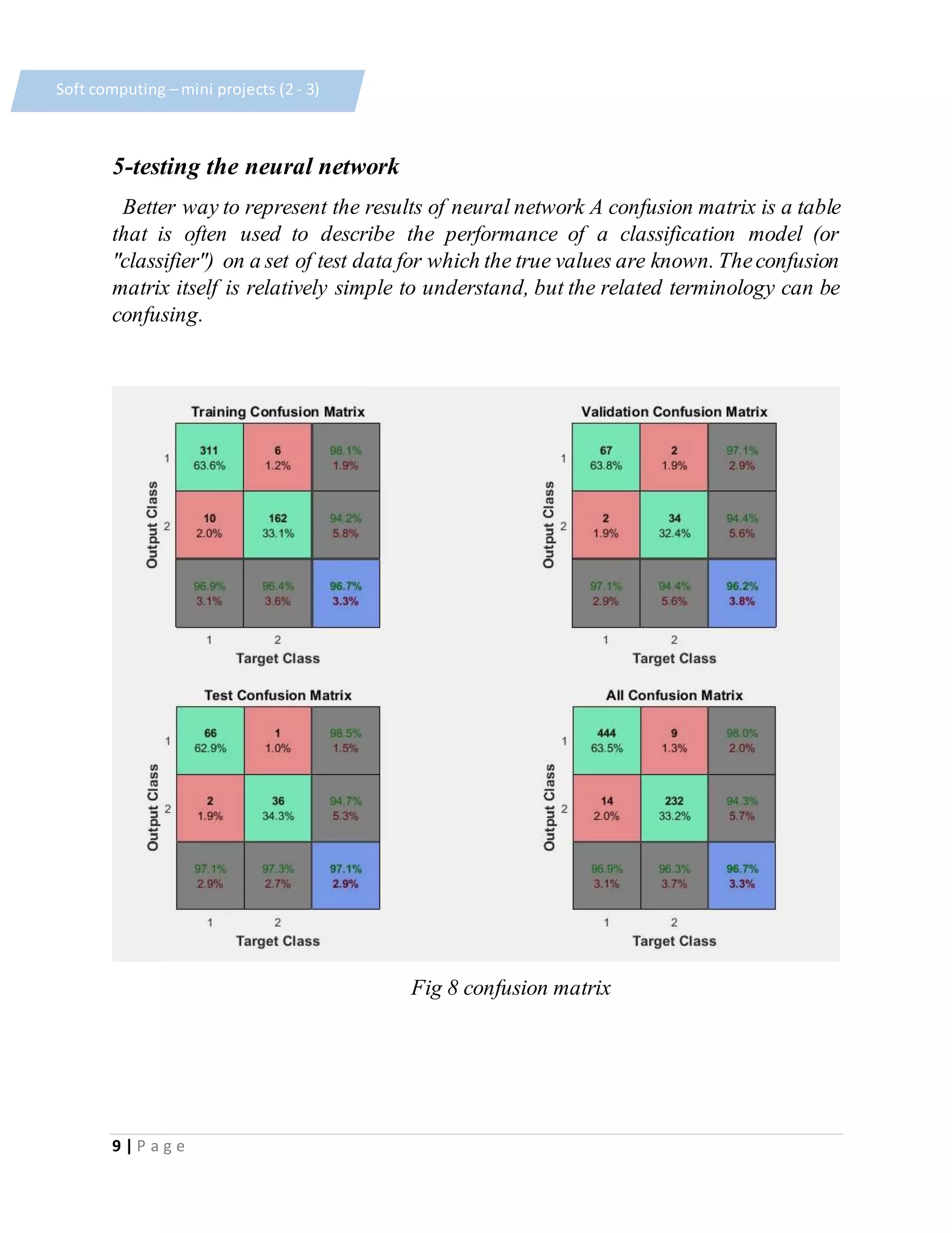 SVM & MLP on Matlab program | DOCX