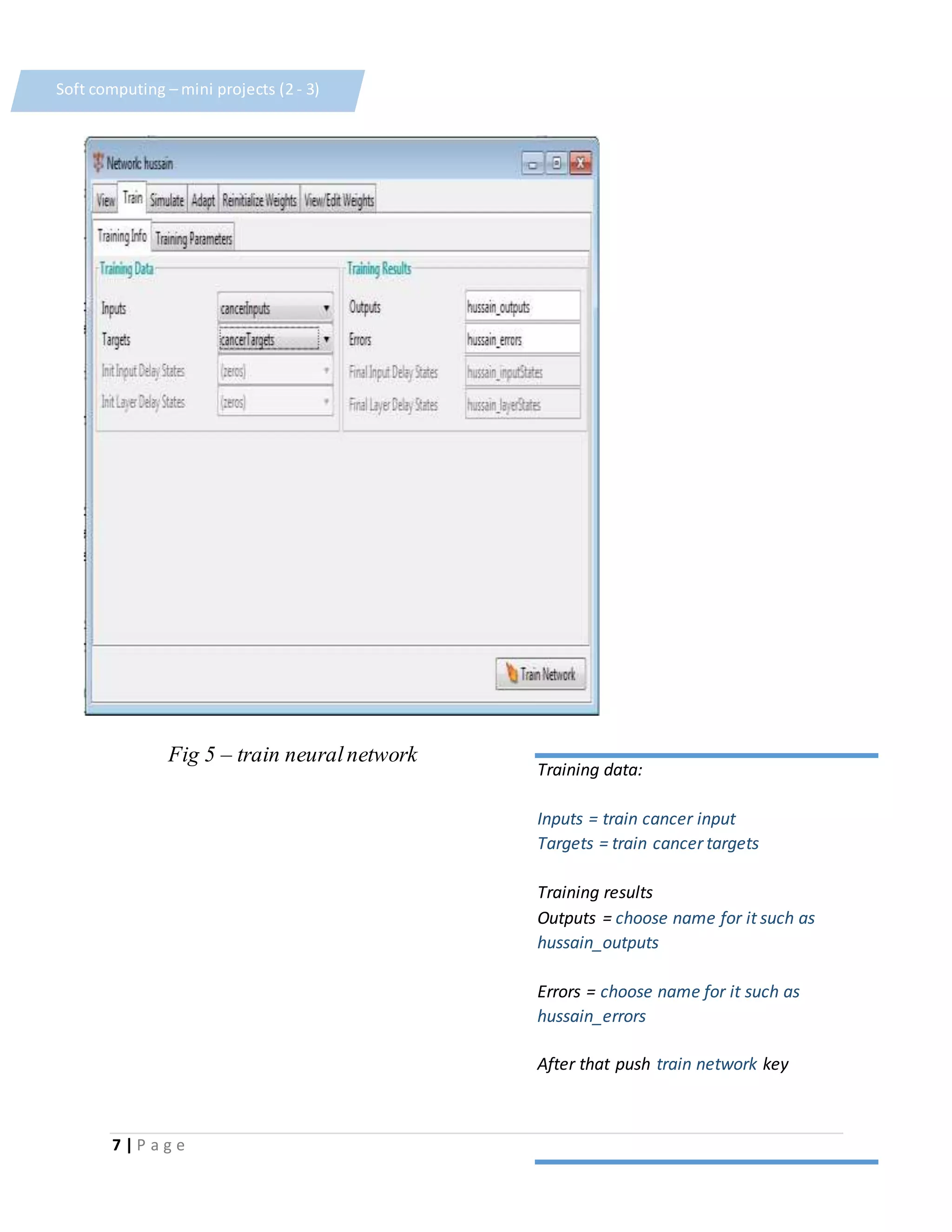 SVM & MLP on Matlab program | DOCX