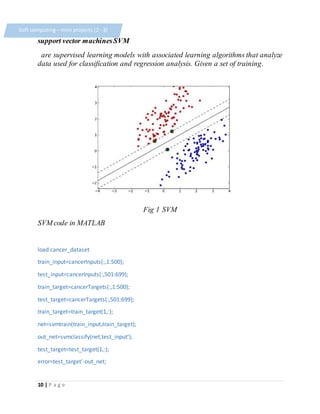 SVM & MLP on Matlab program | DOCX