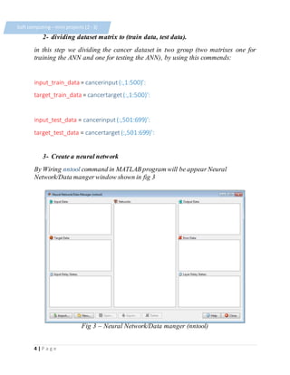 SVM & MLP on Matlab program | DOCX