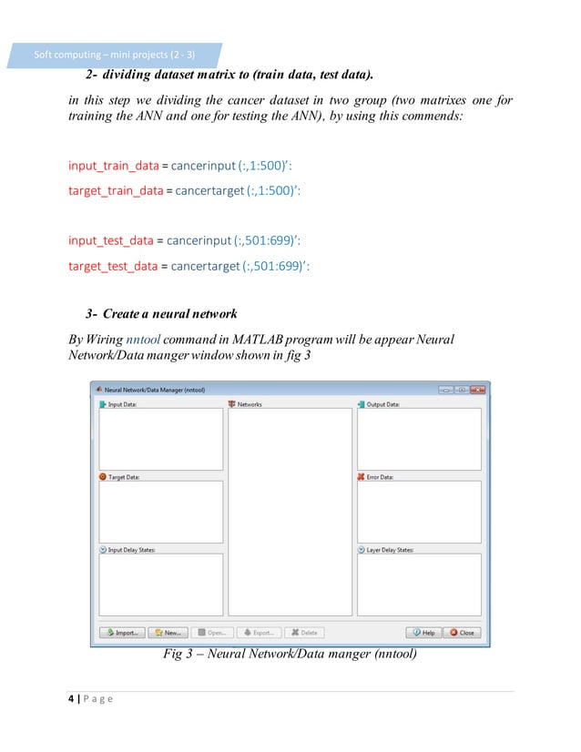 SVM & MLP on Matlab program | DOCX