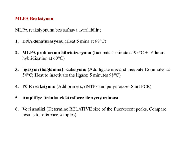 Mlpa (Multipleks PCR) | PPT