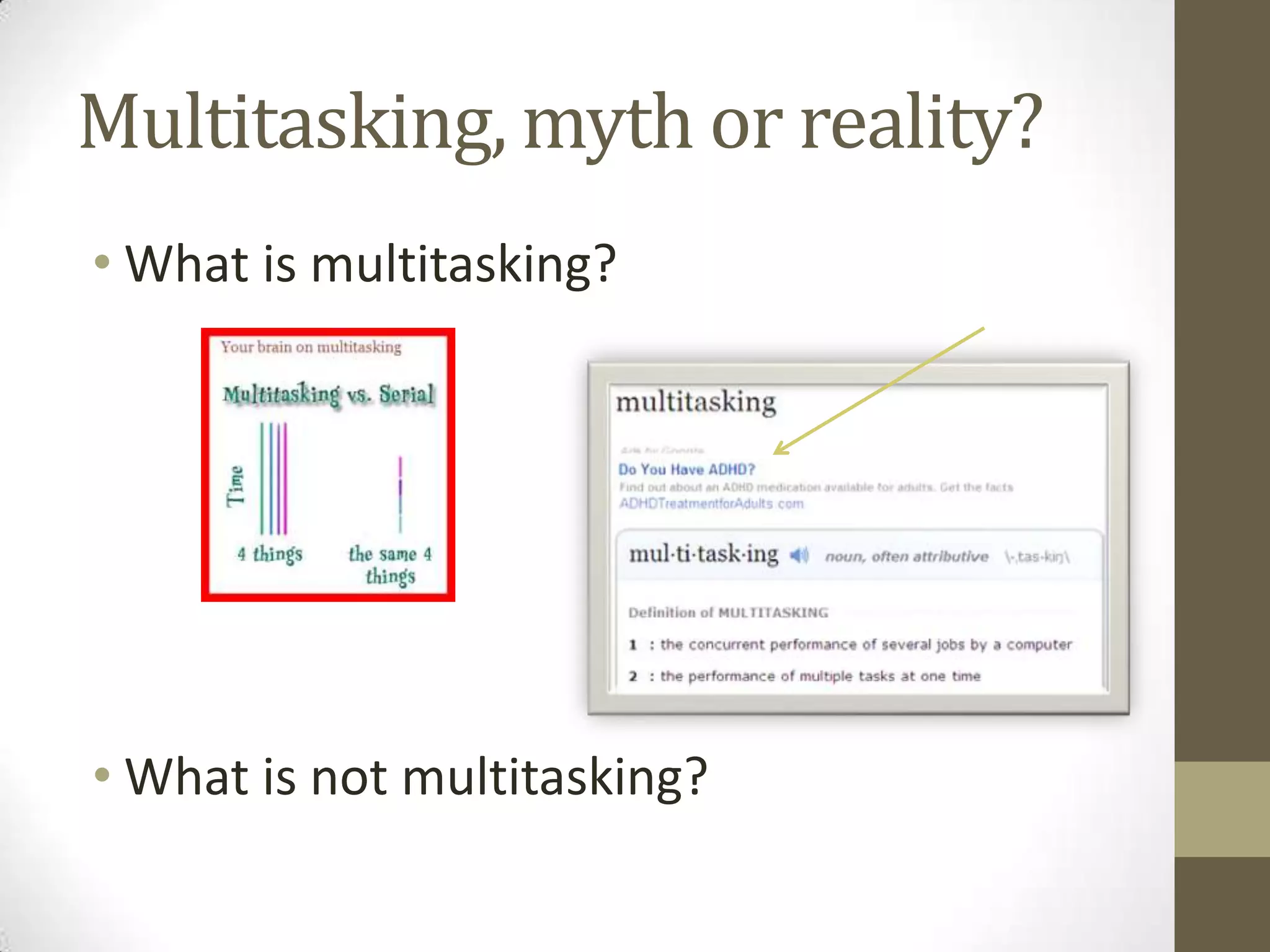 Does multi-tasking increase productivity? | PPT