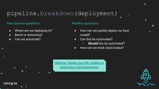 Build machine learning pipelines from research to production | PDF