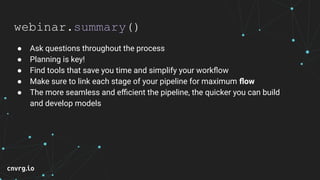 Build machine learning pipelines from research to production | PDF