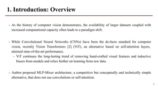 Mlp mixer image_process_210613 deeplearning paper review! | PDF