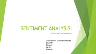 sentiment analysis | PPT