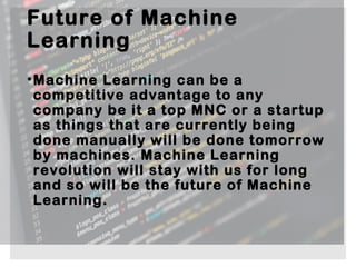 Machine Learning | PPT