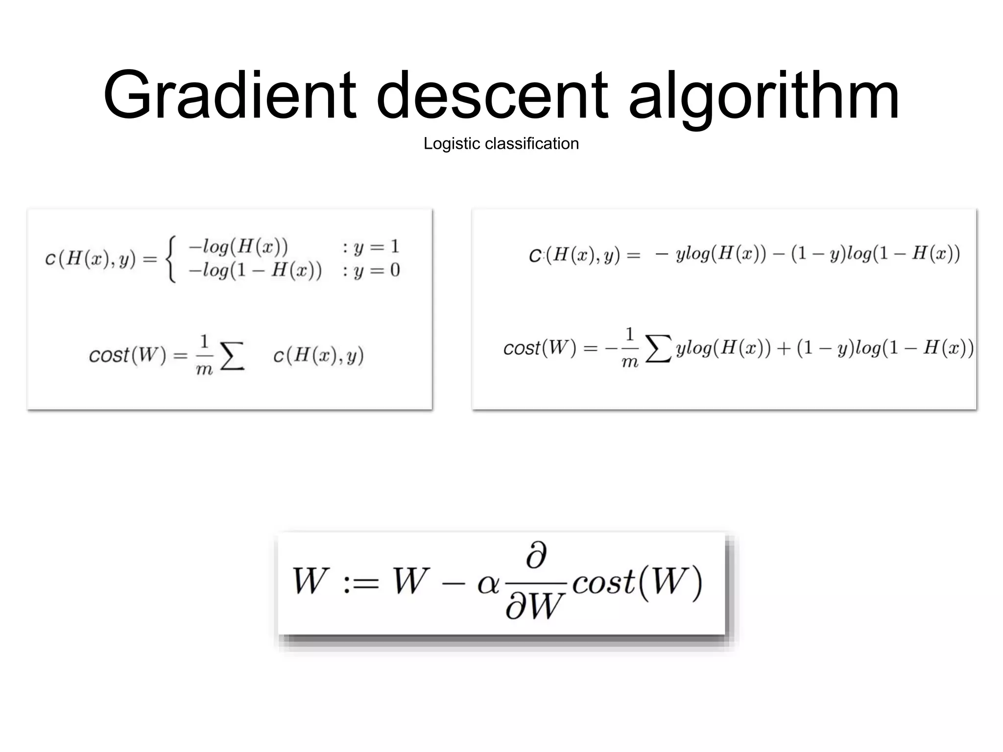 Gradient descent algorithm | PPT Gradient descent algorithm | PPT
