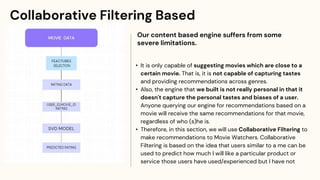 movie recommender system using vectorization and SVD tech | PPTX