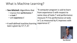 Machine learning ppt unit one syllabuspptx | PPTX