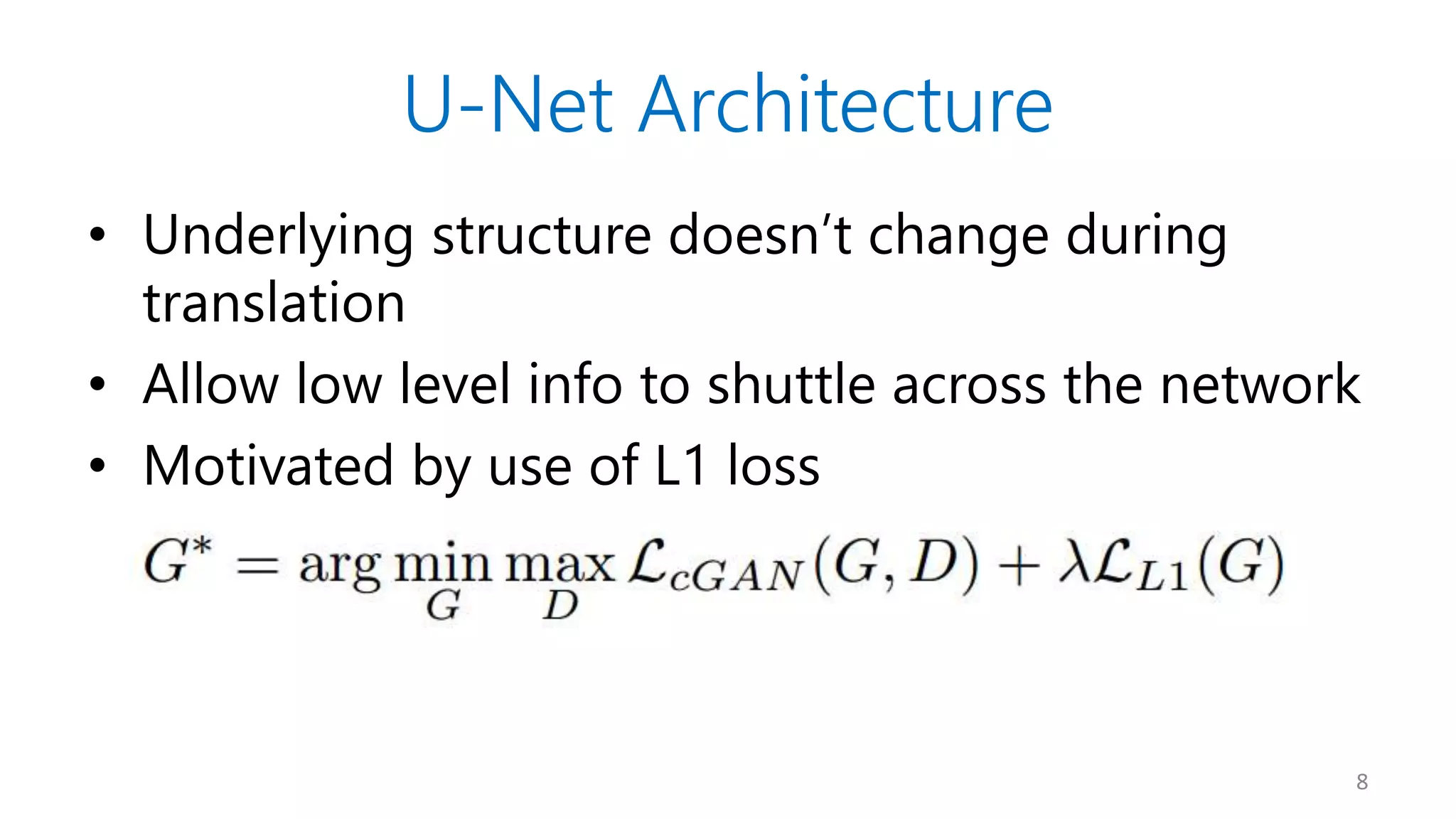 Image-to-Image Translation pix2pix | PPTX